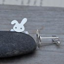 Bunny Rabbit Cufflinks In Sterling Silver By Huiyi Tan ...