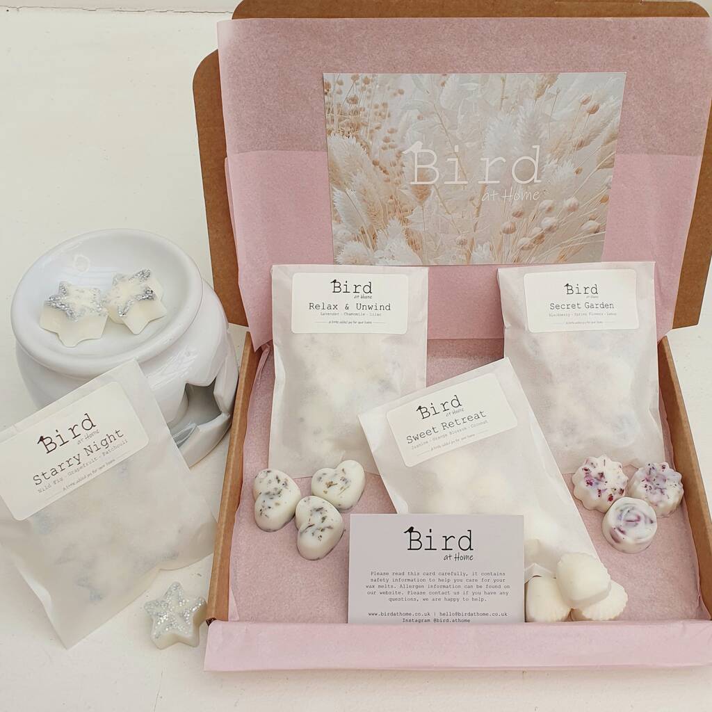 Spring Wax Melts Gift Box By Bird At Home | notonthehighstreet.com
