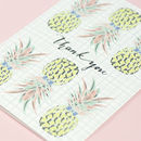 Pineapple 'thank You' Card By Alice Perry Designs | notonthehighstreet.com
