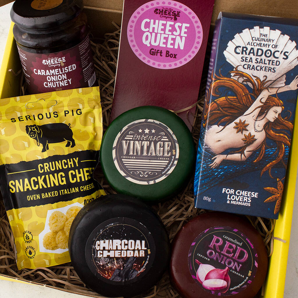 'Cheese Queen' Gift Box By The Chuckling Cheese Company ...