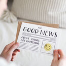 Good News Congratulations Good Luck Card By Miracami Studio ...