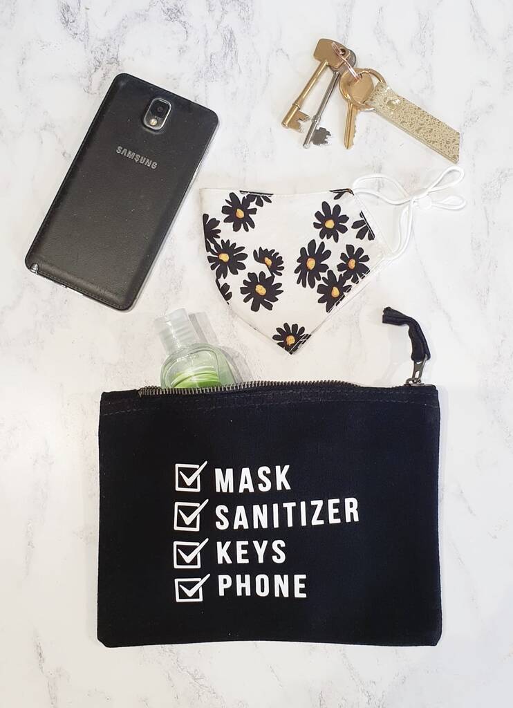 Everyday Essentials Checklist Canvas Pouch By Jodie Gaul ...