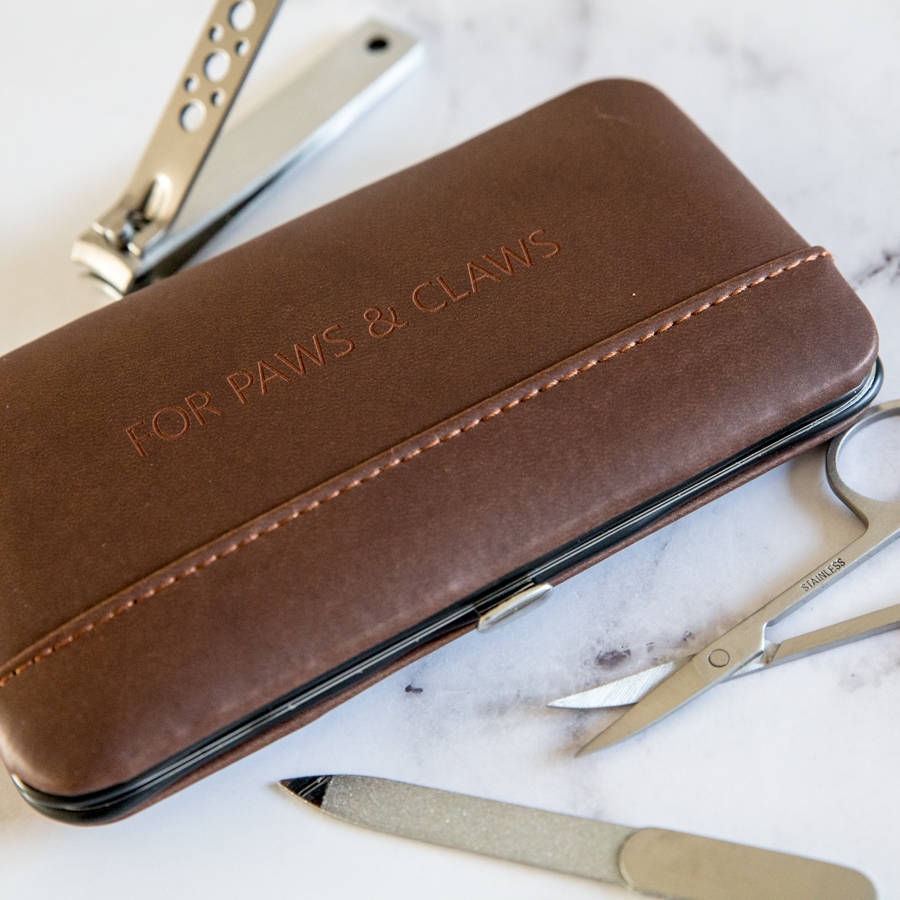 personalised mens manicure kit by ginger rose | notonthehighstreet.com