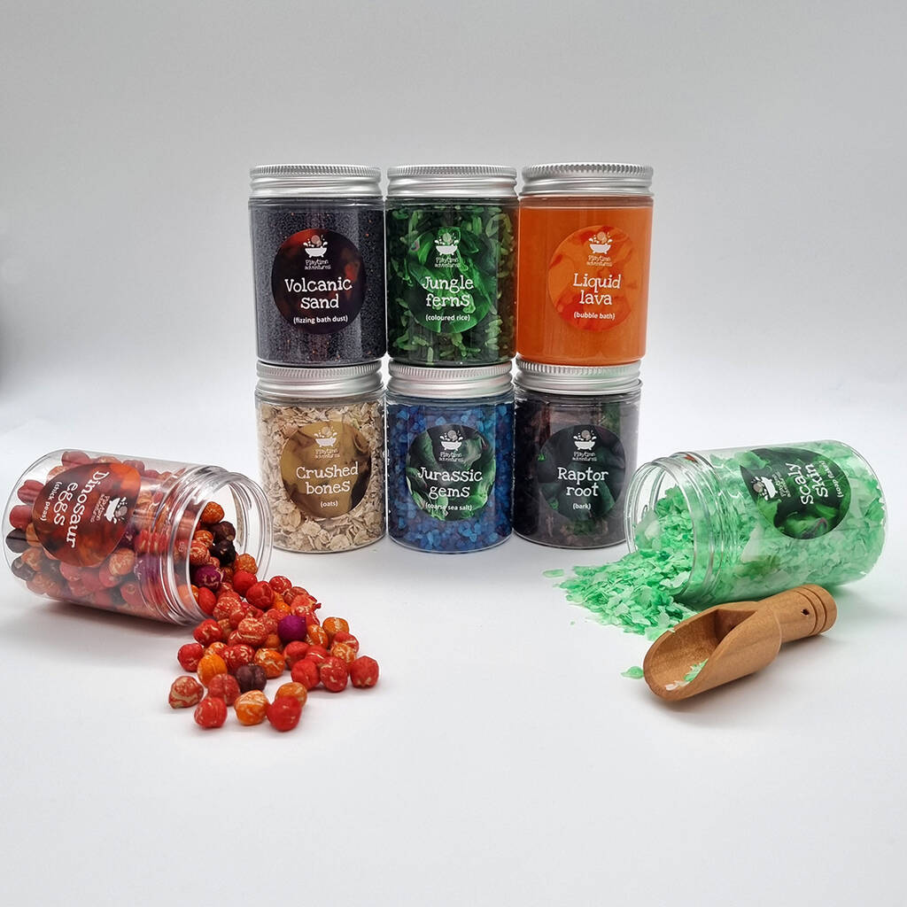 Dinosaur Swamp Potion Making Kit By Hooded Owls | Bathtime Adventures ...