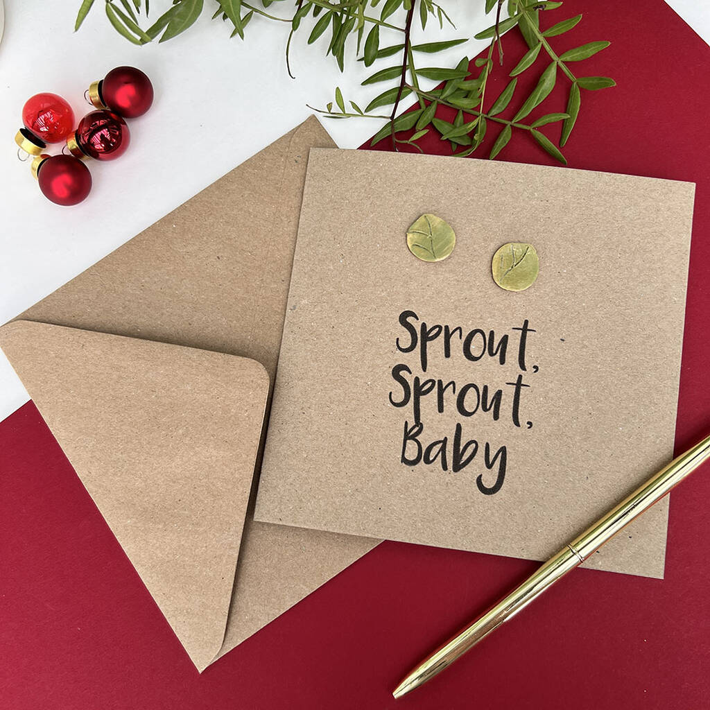 Handmade Sprout Christmas Cards By Juliet Reeves Designs ...