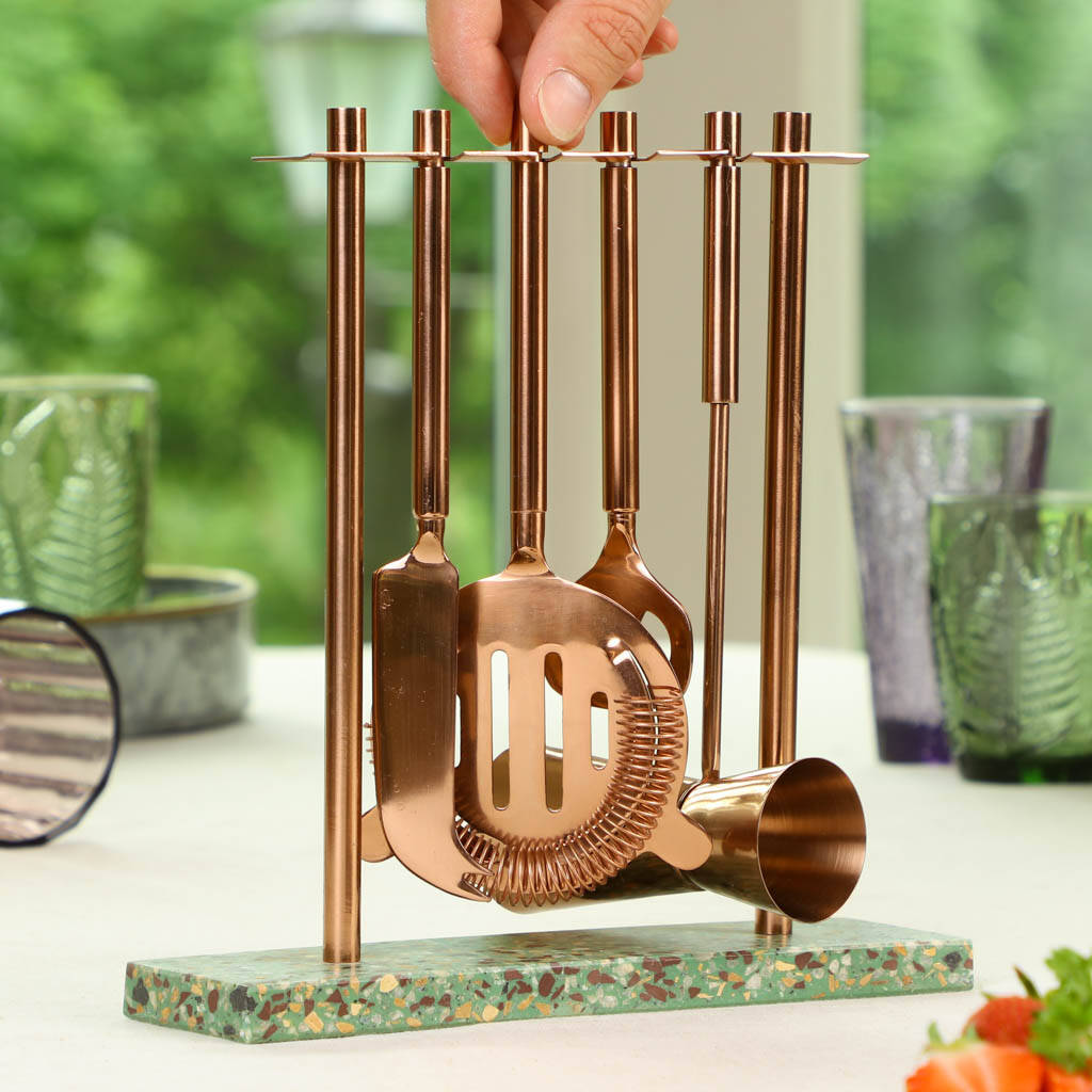 7th Anniversary Copper Barware Gift By Dibor | notonthehighstreet.com