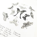 Archaeolepis Moth Art Print By Also The Bison | notonthehighstreet.com