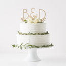 Personalised Letter Cake Topper By Sophia Victoria Joy ...