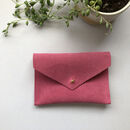 Personalised Suede Purse By Studio Lowen | notonthehighstreet.com