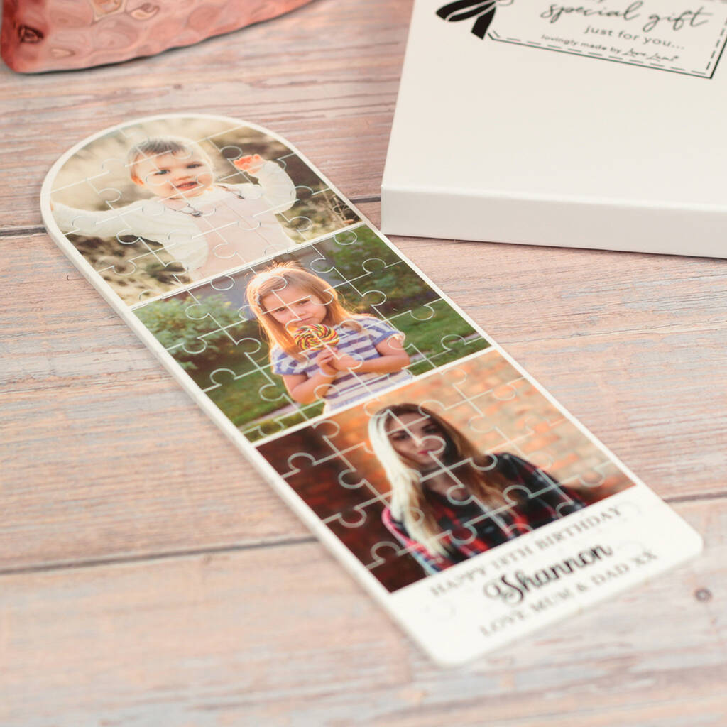 46 Piece 18th Birthday Photo Strip Puzzle With Message By Love Lumi Ltd