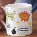 Personalised Hero Mug By Sparkle Ceramics | notonthehighstreet.com