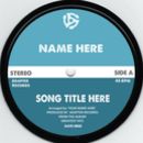 real vinyl record personalised label 45rpm by vinyl village ...