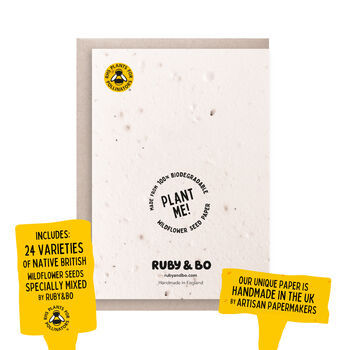 Putting Down Roots Plantable Moving Home Card By Ruby & Bo ...