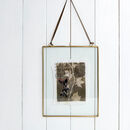 Antique Brass Hanging Photo Frame By Posh Totty Designs Interiors ...