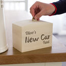 Personalised Car Fund Money Box By Mirrorin | notonthehighstreet.com