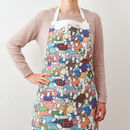 Flock Of Colourful Sheep Apron By Mary Kilvert | notonthehighstreet.com