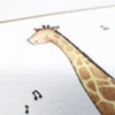 Personalised Framed Safari Baby Animal Parade Picture By Daisy & Bump ...