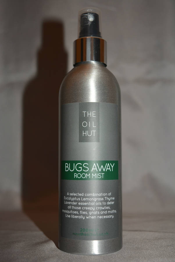 bugs away natural room spray by the oil hut | notonthehighstreet.com