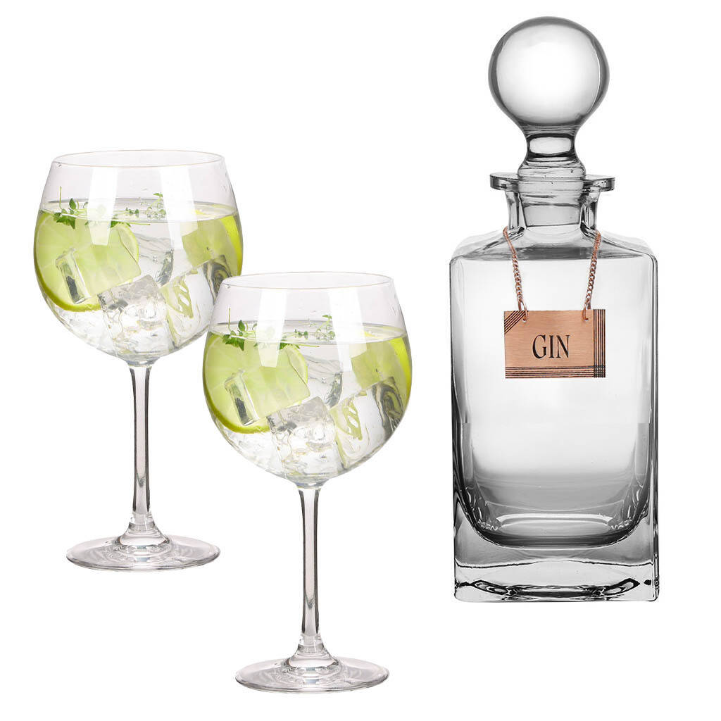 Personalised Luxury Gin Lover's Gift Set By Dibor | notonthehighstreet.com