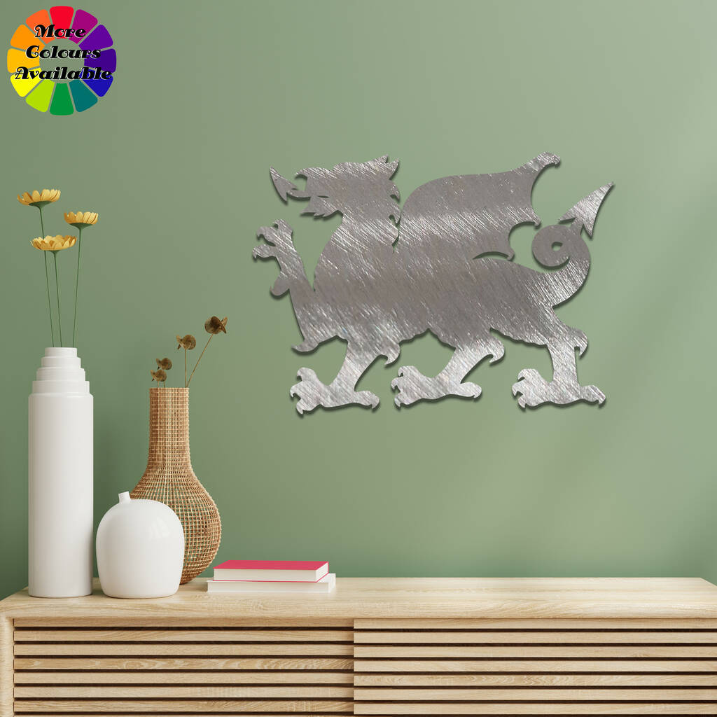 Cymru Welsh Dragon Rusty Metal Dragon Art By Duke Craft ...