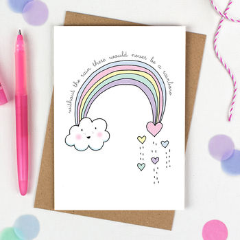 Rainbow Card By Eskimo Kiss Designs | notonthehighstreet.com