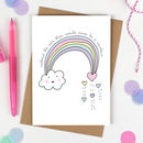 Rainbow Card By Eskimo Kiss Designs | notonthehighstreet.com