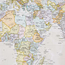 Personalised Classic World Map By Maps International ...