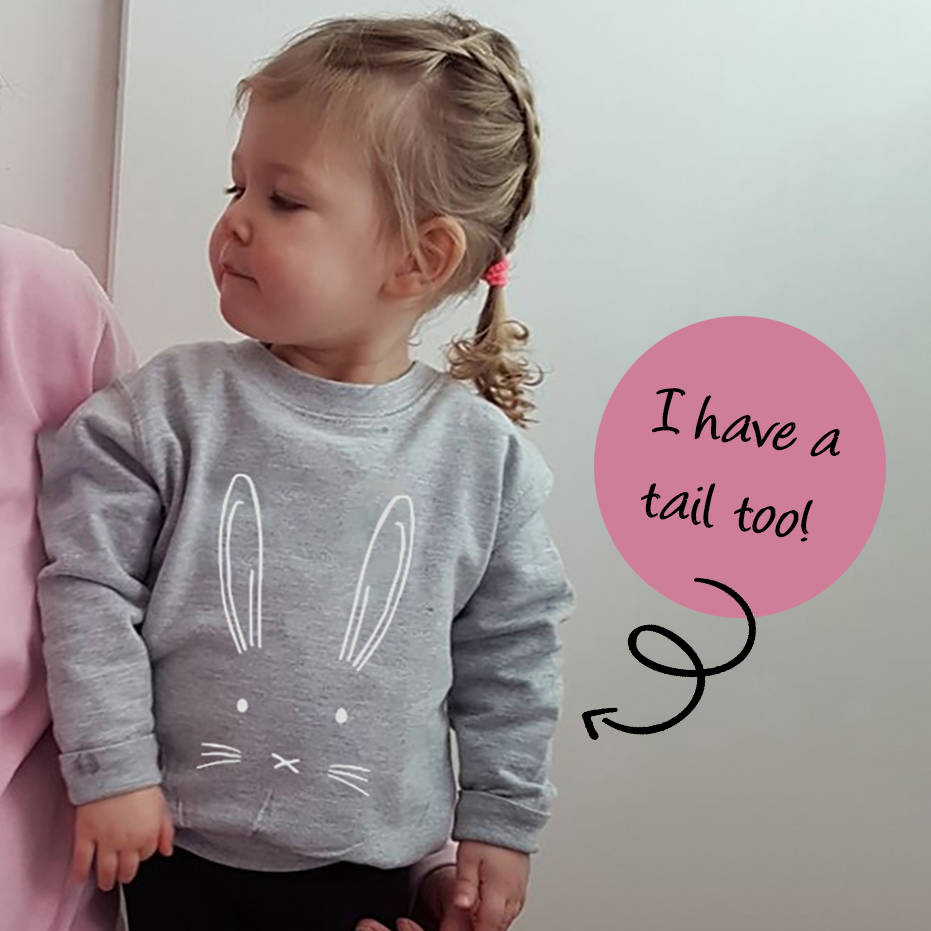 easter children's bunny rabbit sweatshirt by ellie ellie ...