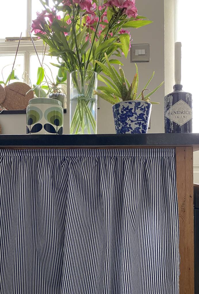 Sink Skirt, Velcro Curtain, Cabinet Cover, Kitchen Curtain By SCANDALO ...