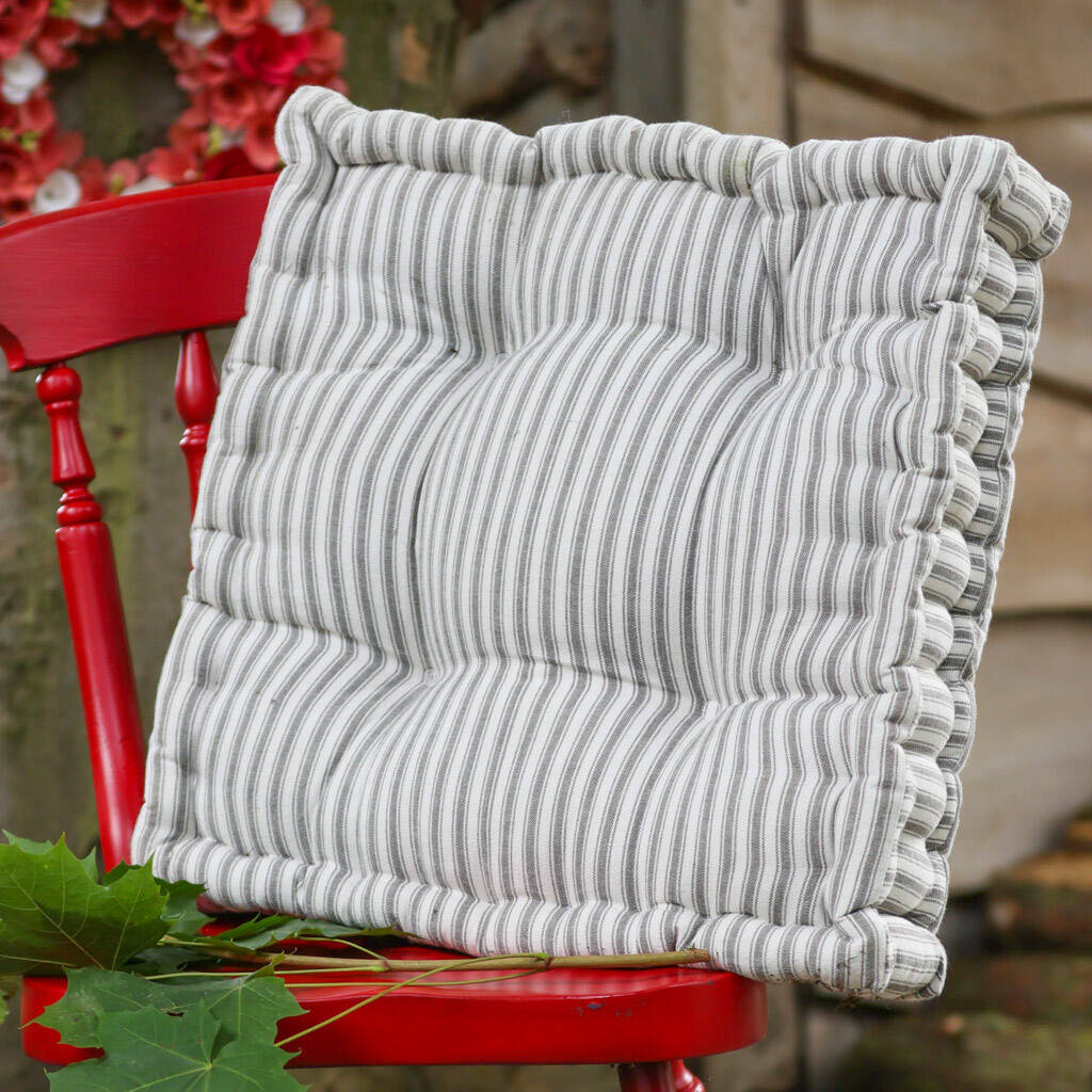 Extra Large Vintage Stripe Garden Lawn Mattress Cushion By Dibor ...