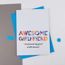 Awesome Girlfriend All Purpose Personalised Card By A Is For Alphabet ...
