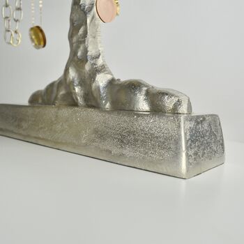 Personalised Silver On Silver Base Jewellery Tree By Not a Jewellery Box