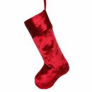 Personalised Luxury Ruby Red Velvet Christmas Stocking By Dibor ...