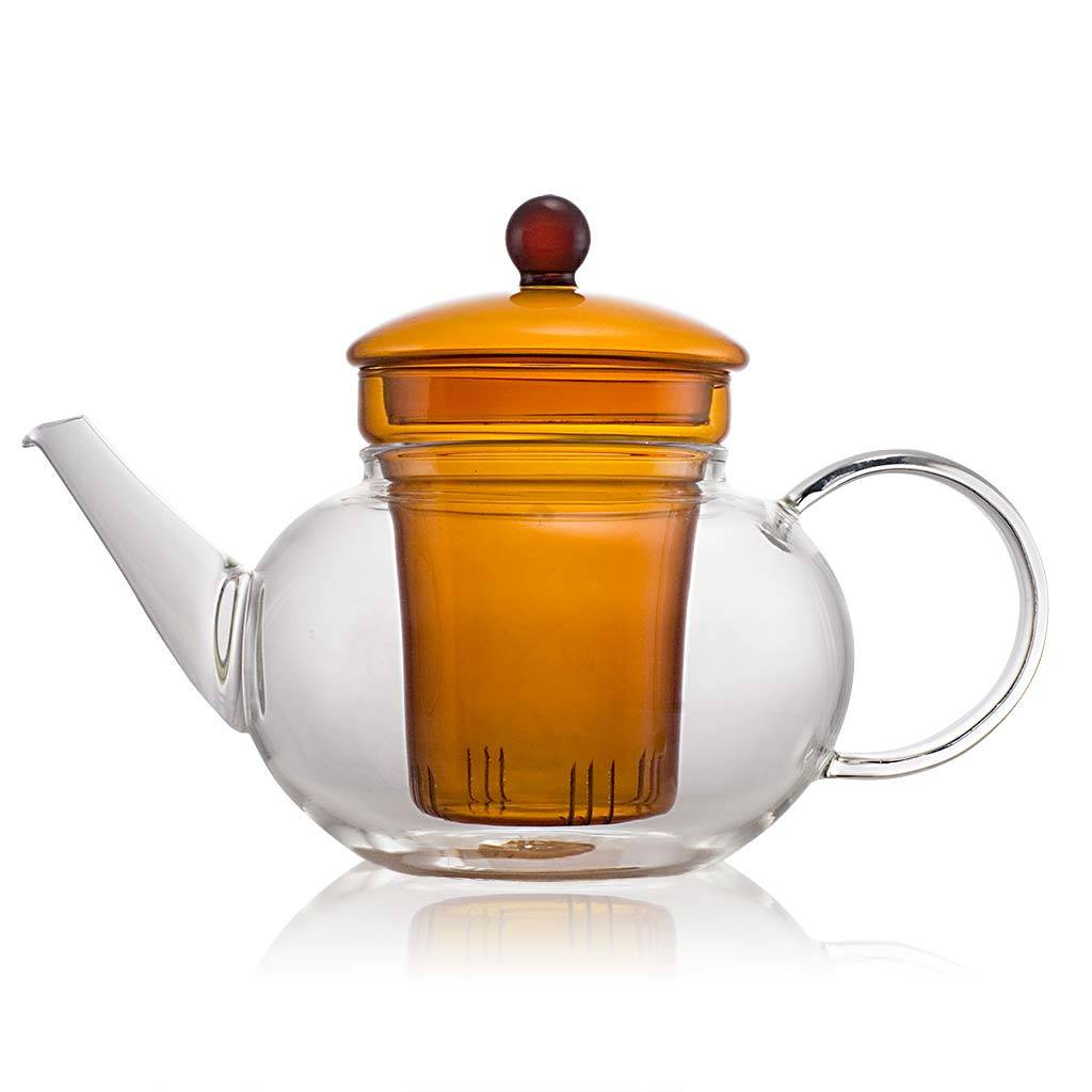 Classic Glass Teapot 600ml With Infuser By The Exotic Teapot ...