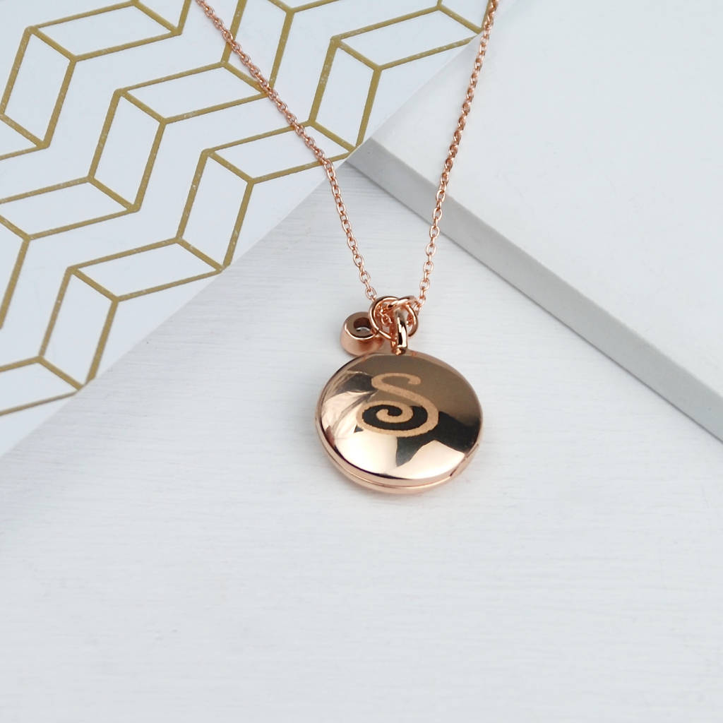 personalised sterling silver birthstone locket by penelopetom ...