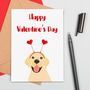 Labrador Valentine's Day Card By Adam Regester Design