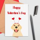 Labrador Valentine's Day Card By Adam Regester Design ...