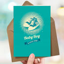 New Baby Boy ‘Peek A Boo’ Card By The Typecast Gallery ...