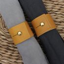 Personalised Leather Napkin Rings By Miller And Jeeves ...