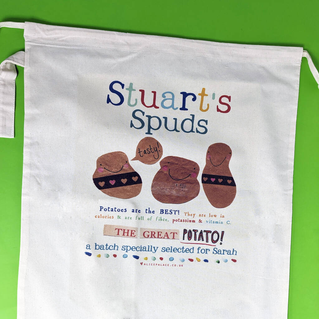Personalised Potato Storage Bag By Alice Palace | notonthehighstreet.com