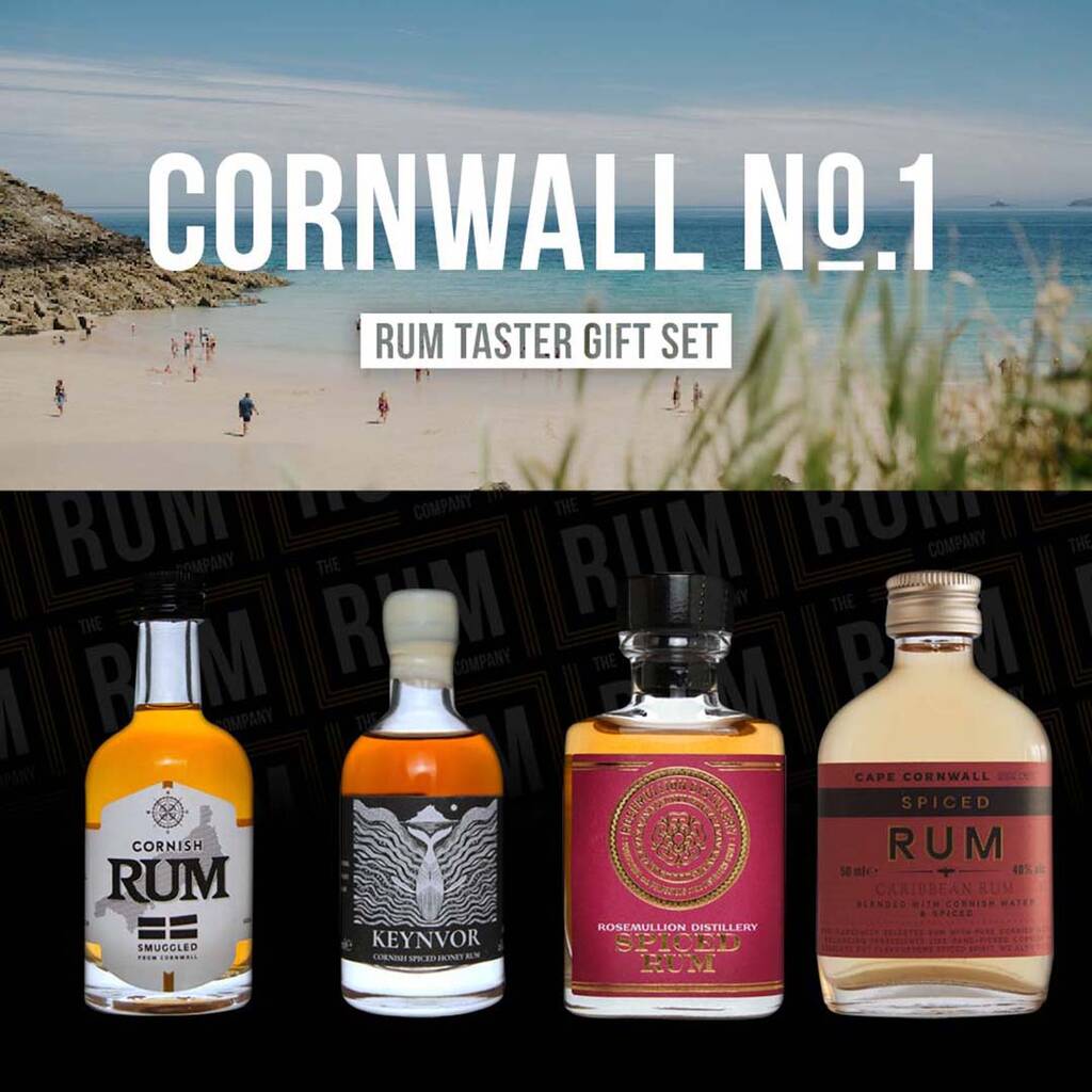 Cornwall Rum Taster Set Gift Box One By The Rum Company ...