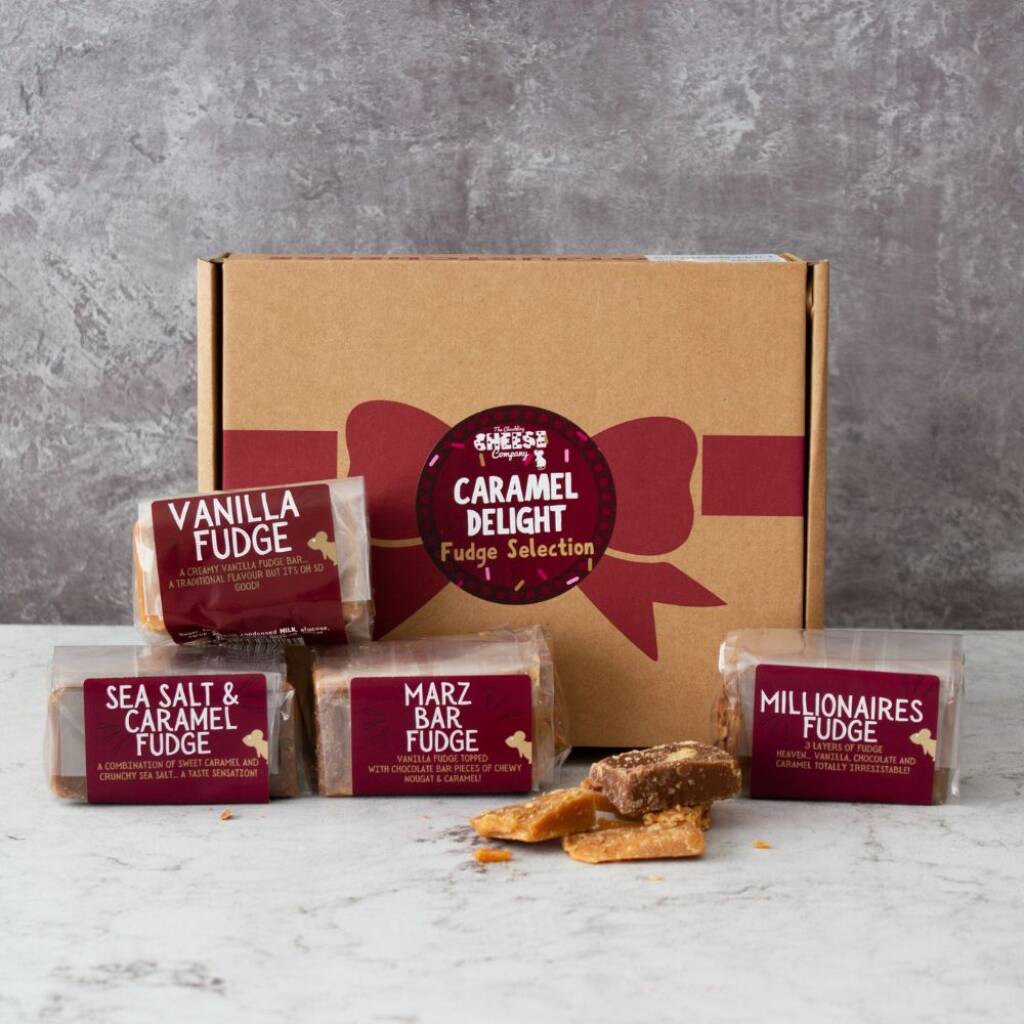 Caramel Delight Fudge Bar Selection Box By The Chuckling Cheese Company | notonthehighstreet.com