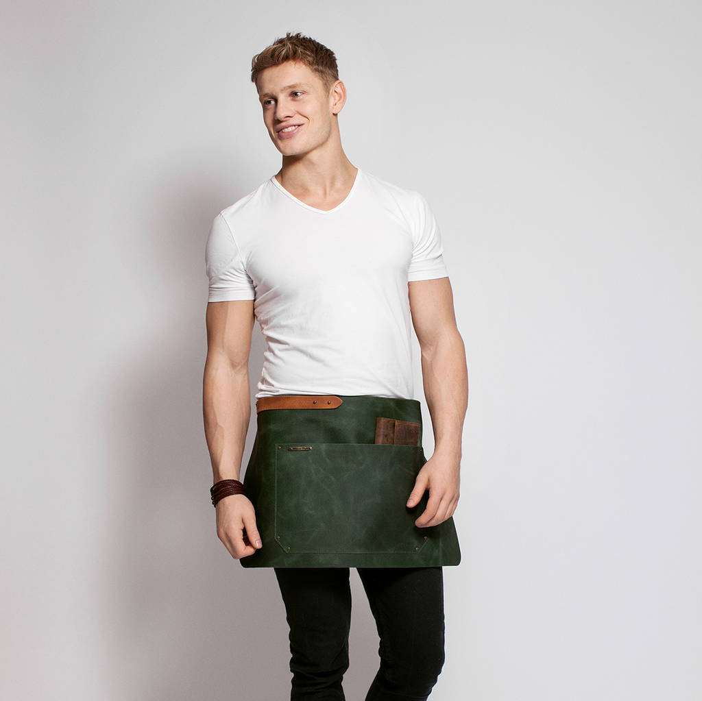 waist leather apron by stalwart crafts | notonthehighstreet.com