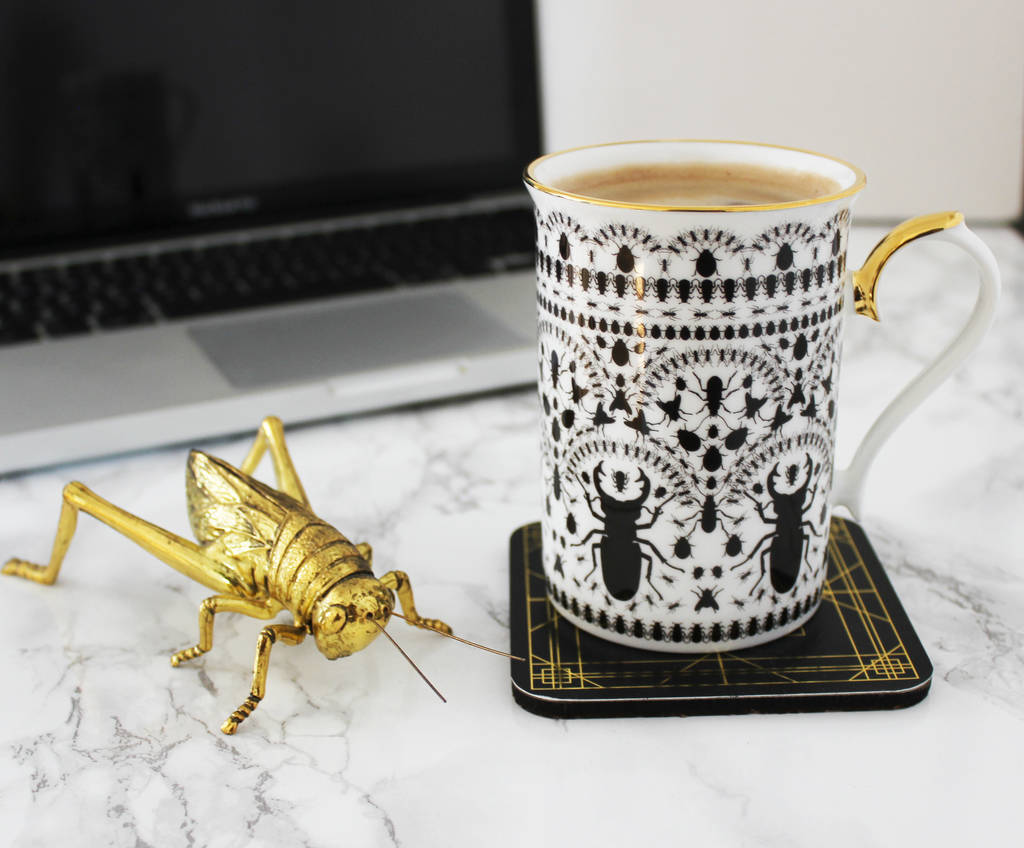 insect mandala coffee mug by the curious department ...