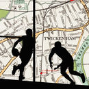 personalised rugby map print by atlas & i | notonthehighstreet.com