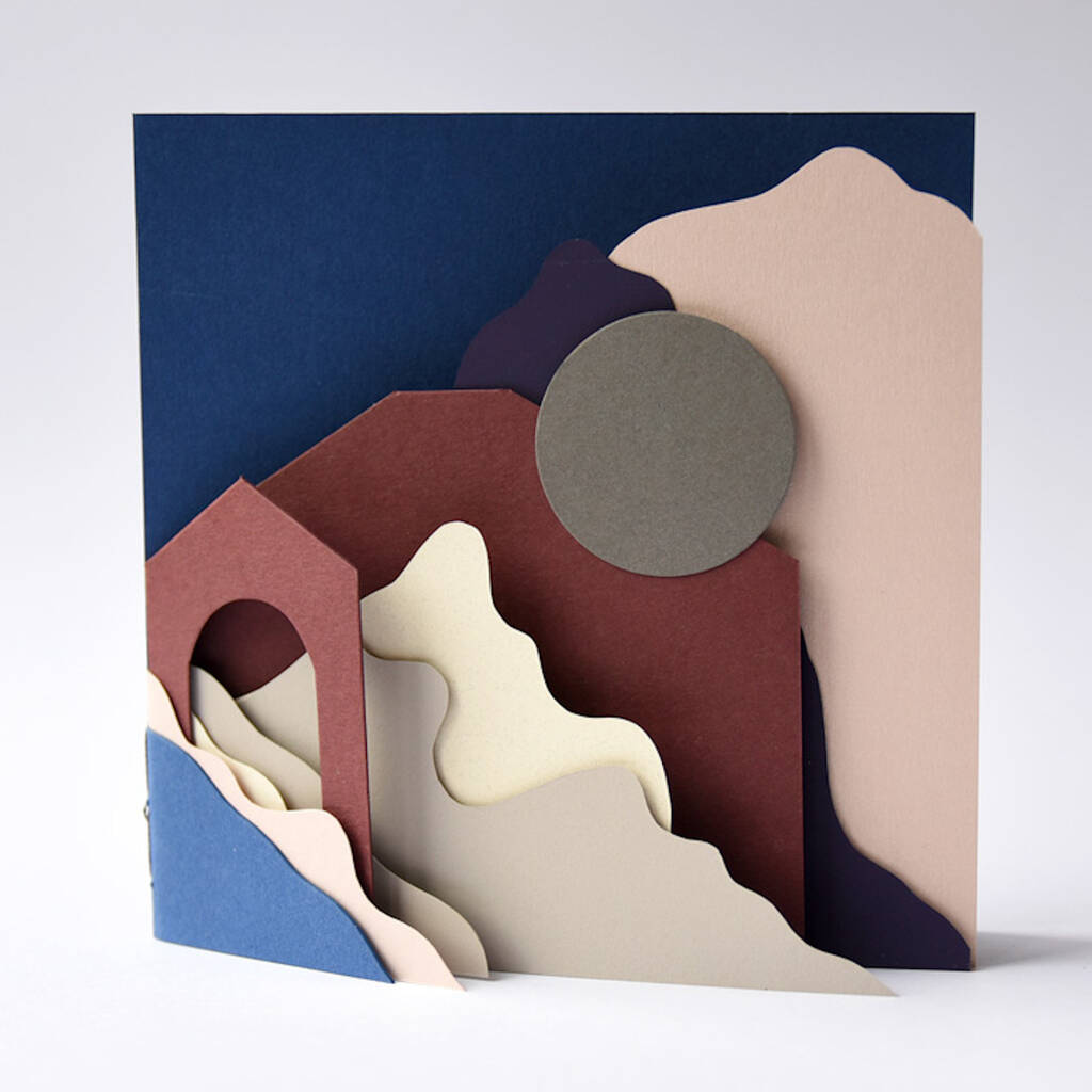 Handmade Scenery Paperart Zine Card By Toothpic Nations ...