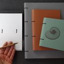 bespoke engraved leather notebook, sketchbook, journal by artbox ...