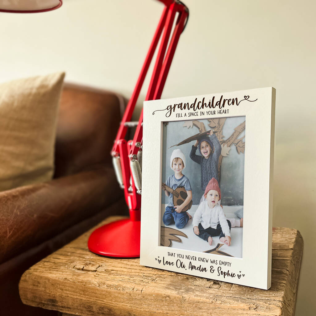 Personalised Grandchildren Picture Frame Grandma Gift By Secret ...