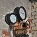Factory Pipe Wall Clock By Cambrewood | notonthehighstreet.com