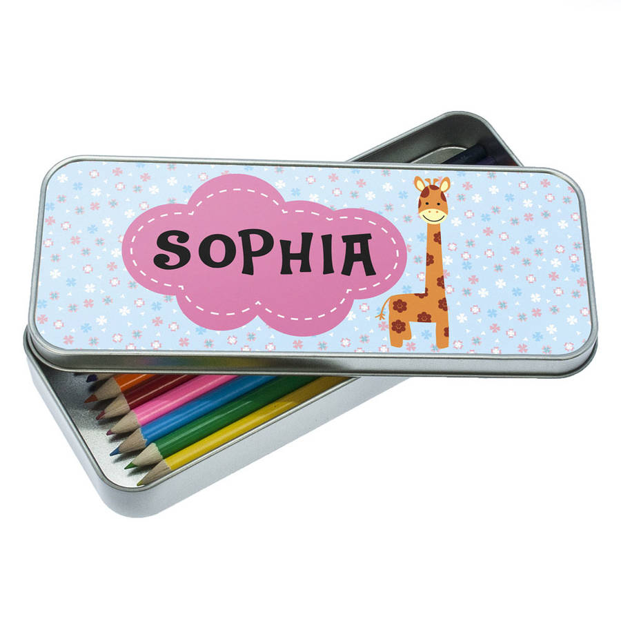 personalised pencil tin by letteroom | notonthehighstreet.com